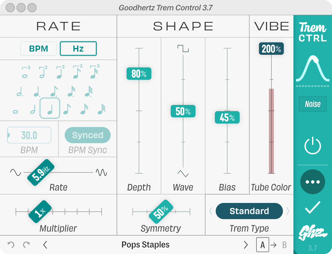 Trem Control — by Goodhertz, Inc.