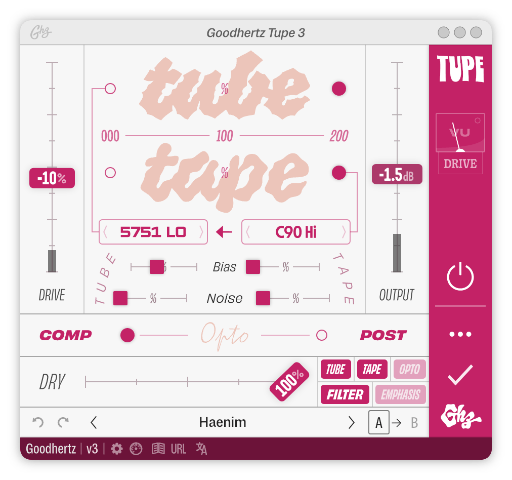 Tupe — by Goodhertz, Inc.