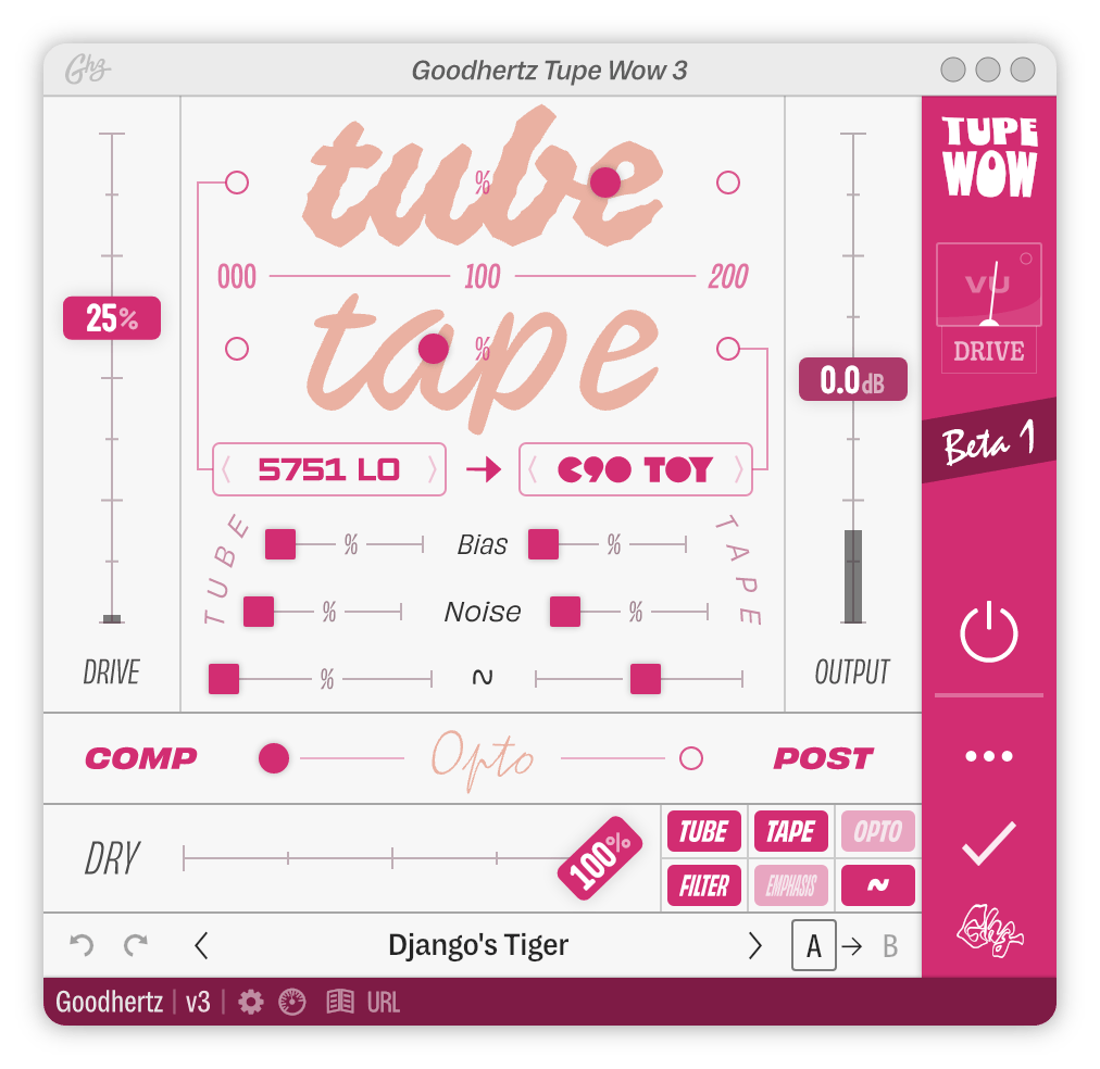 Tupe Wow — by Goodhertz, Inc.