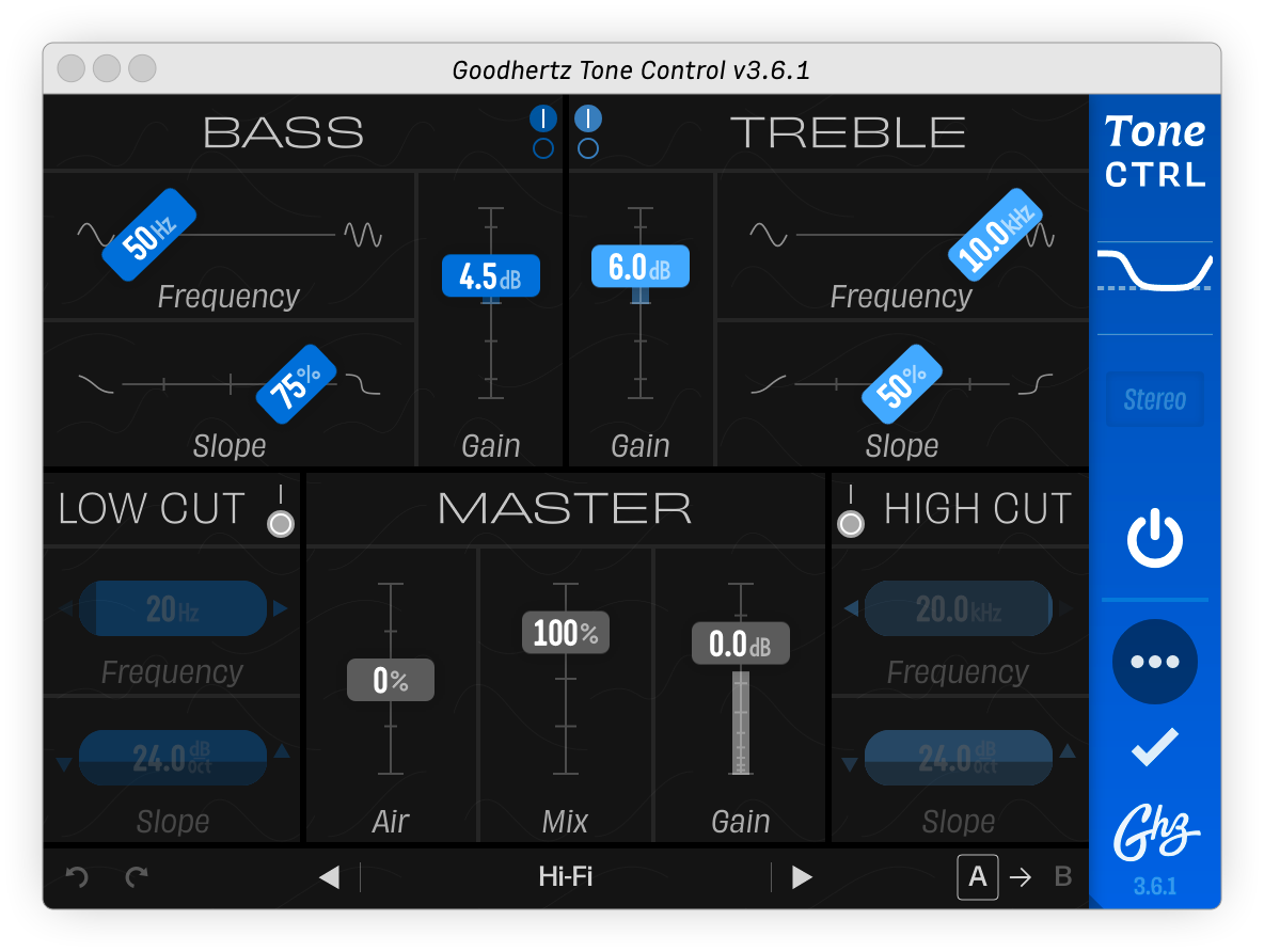 Tone Control — by Goodhertz, Inc.