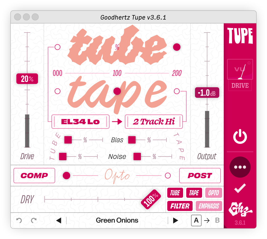 Tupe — by Goodhertz, Inc.
